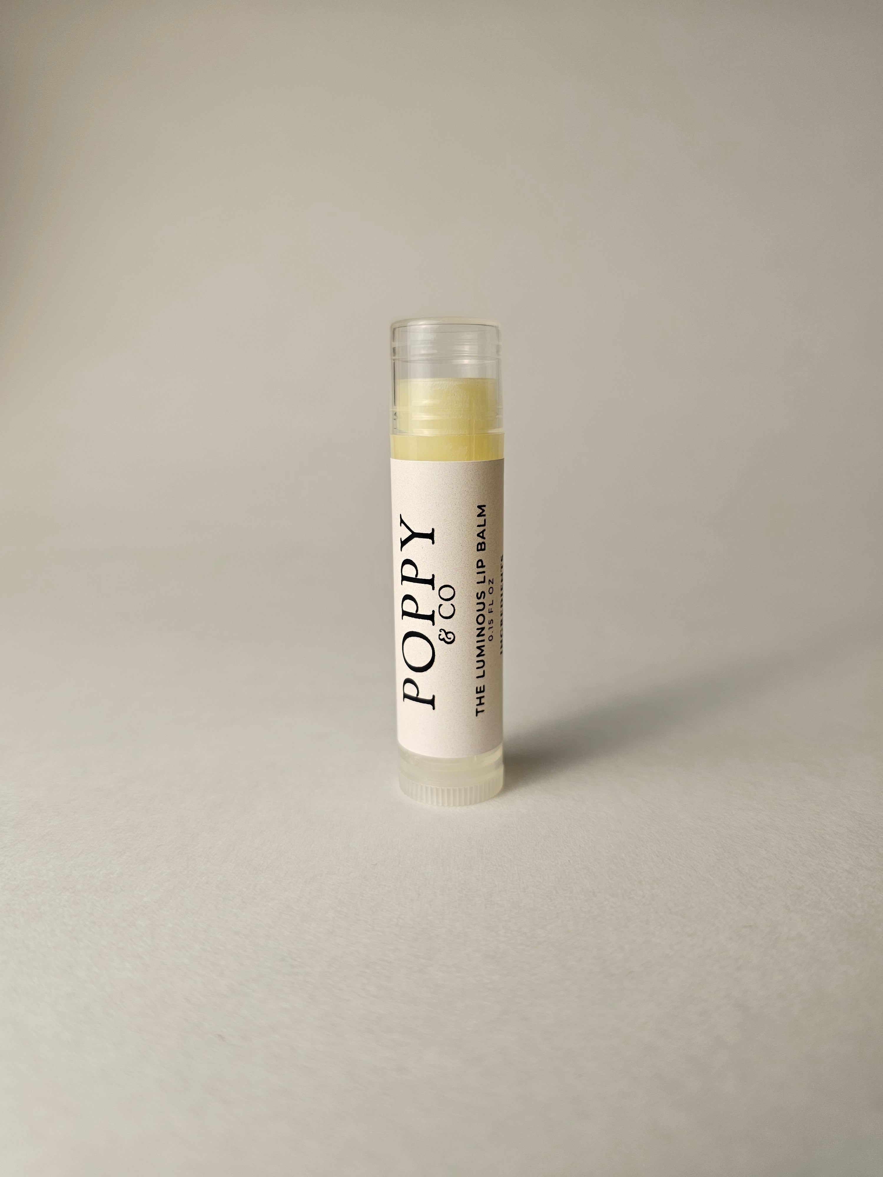 The Luminous Lip Balm - Tallow Lip Balm – Poppy & Co
